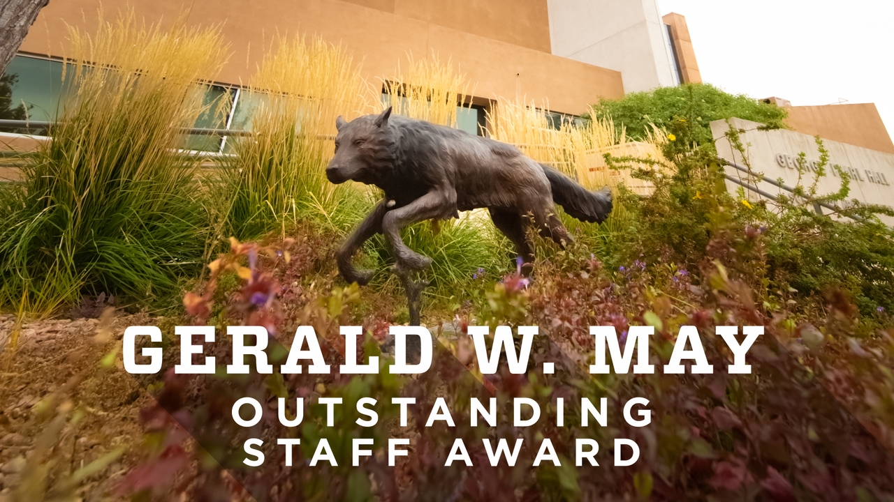 Gerald W. May award winners announced | UNM UCAM Newsroom