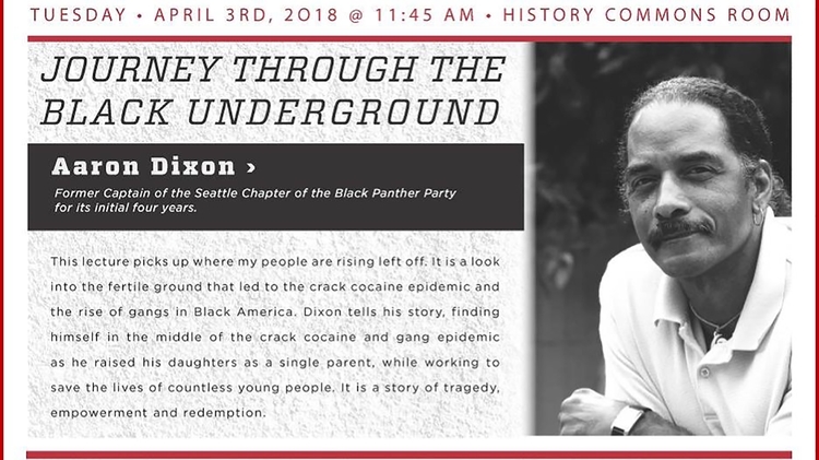 Aaron Dixon lecture: Journey Through the Black Underground: UNM Newsroom