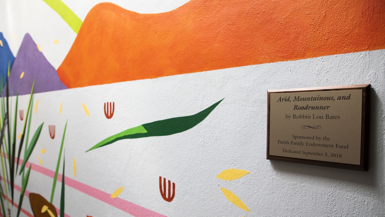 Parish Memorial Library mural unveiled | UNM UCAM Newsroom