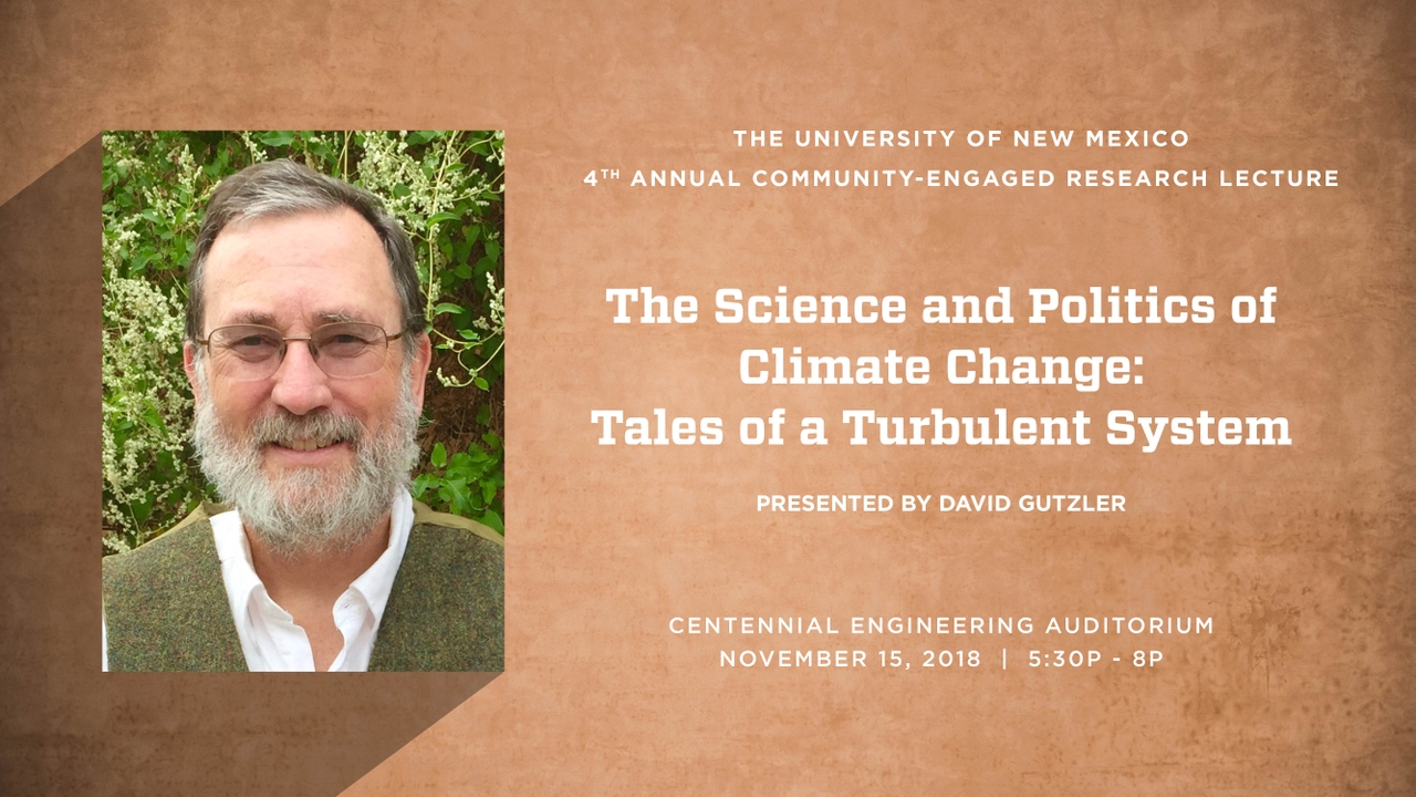 Gutzler honored with 4th annual Community-Engaged Research Lectureship ...