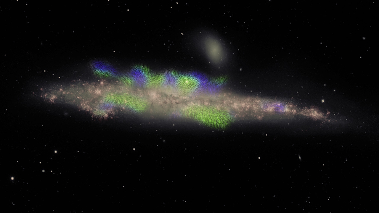 International team of astronomers discovers giant magnetic ropes in a ...