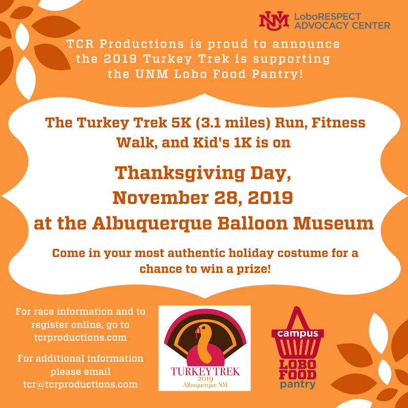 Annual ABQ Turkey Trek benefits UNM Food Pantry | UNM UCAM Newsroom