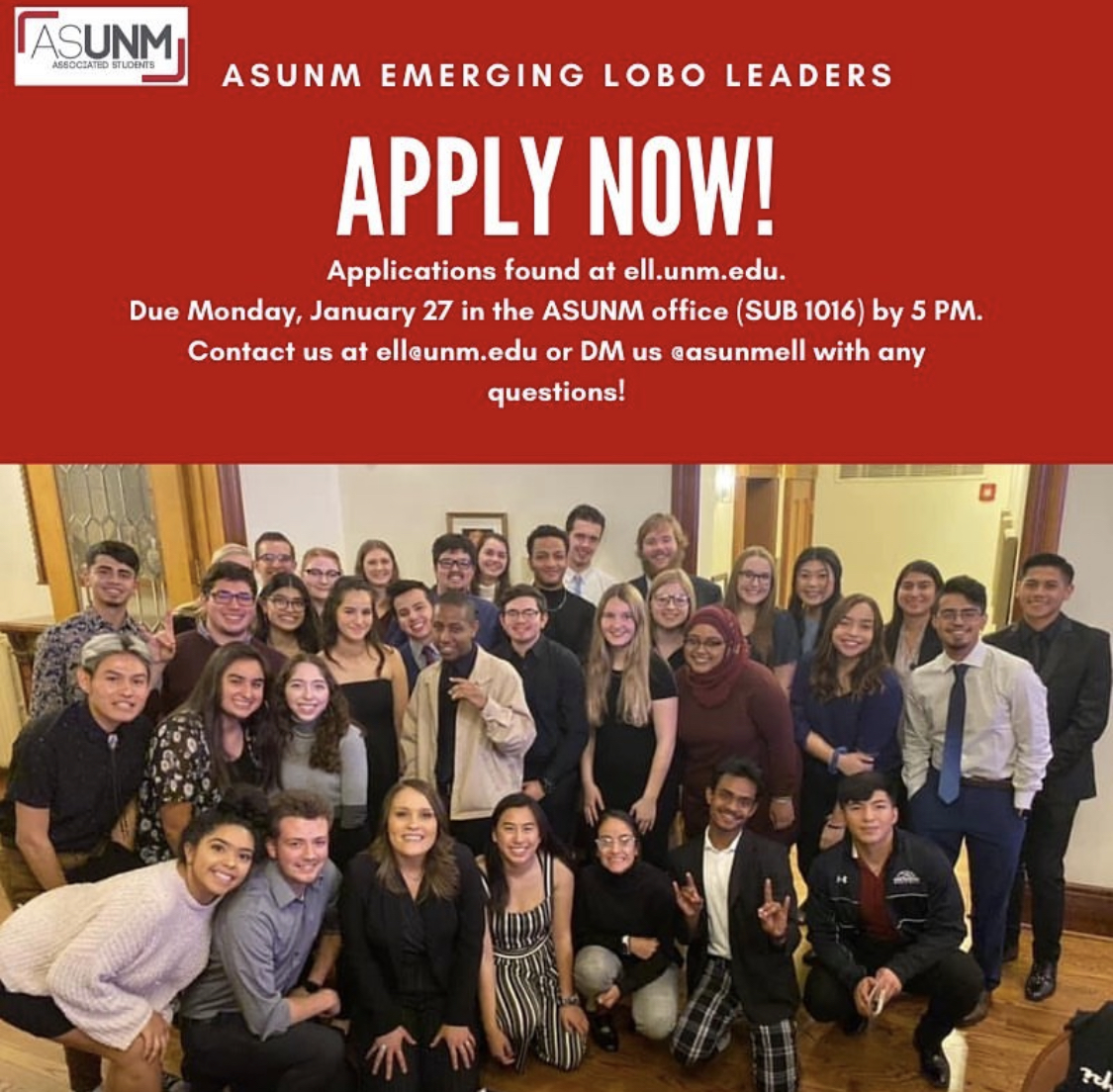 ASUNM's Emerging Lobo Leaders program accepting applications | UNM UCAM ...