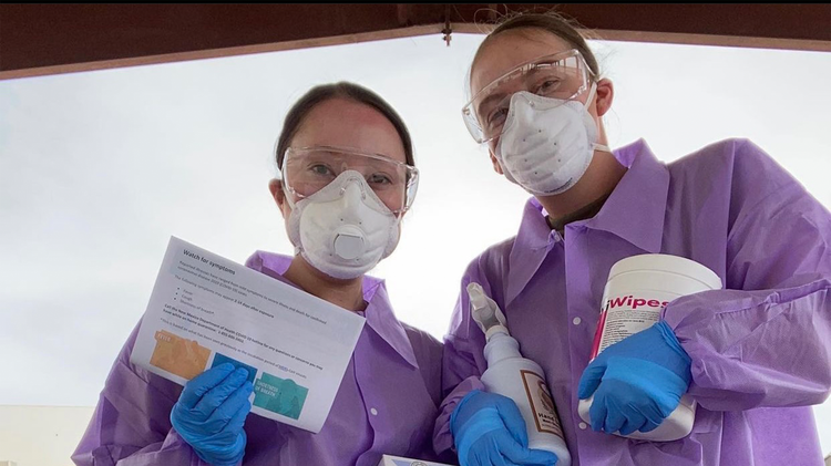 UNM Army ROTC cadets serve on the front lines during pandemic : UNM ...