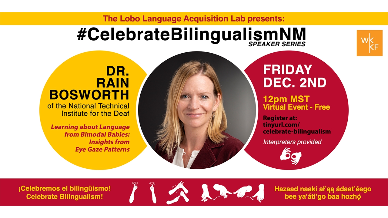 Lobo Language Acquisition Lab presents #CelebrateBilingualismNM Speaker ...