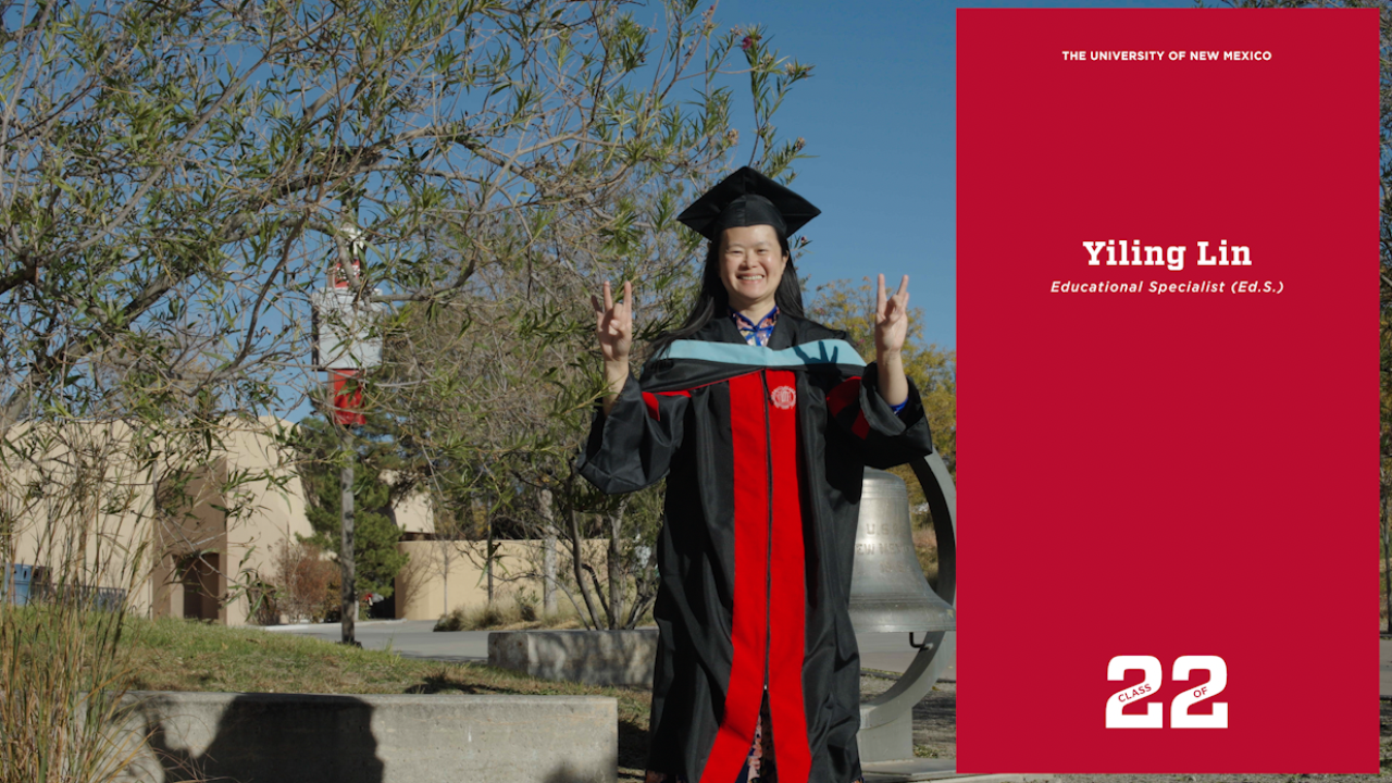 2022 Inspiring Graduate | Yiling Lin | UNM UCAM Newsroom