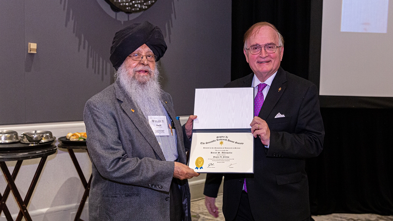 Harjit Ahluwalia recognized as one of 10 Fellows by Sigma Xi | UNM UCAM ...