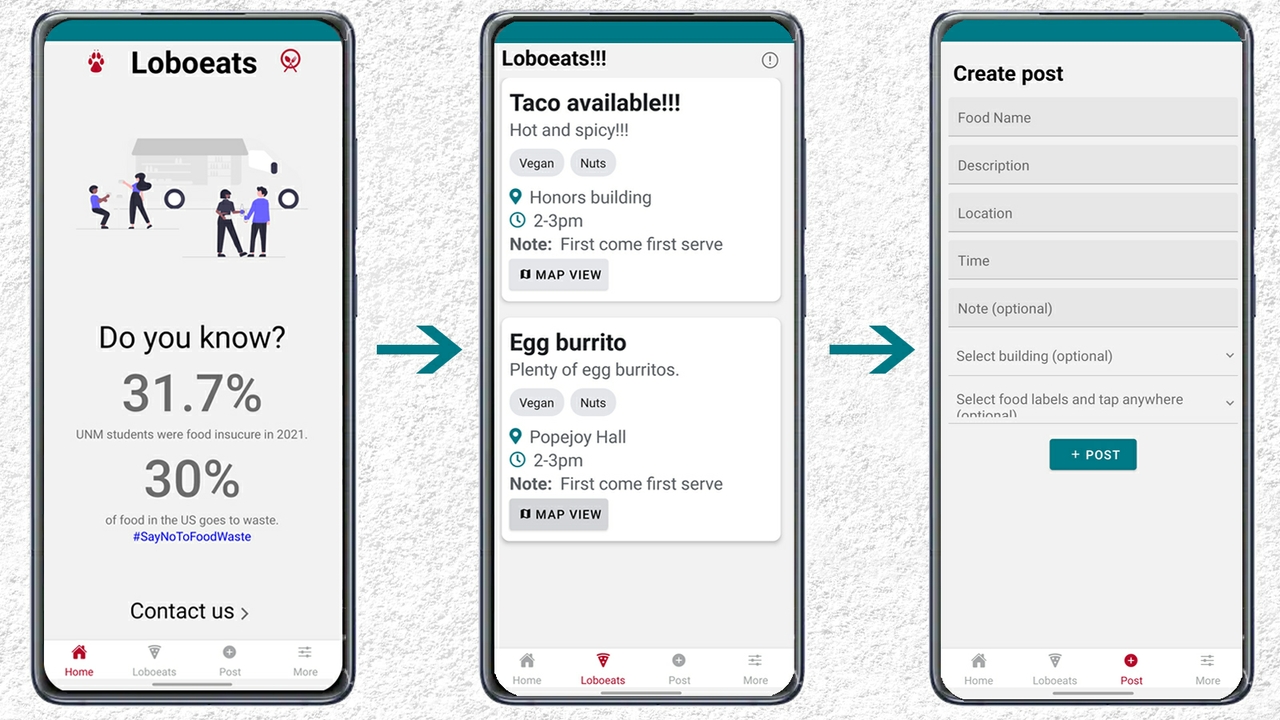 LoboEats app connects food insecure students with extra meals | UNM ...