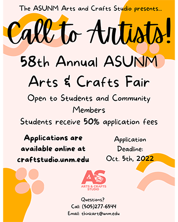 ASUNM Arts & Crafts Studio opens call for vendors ahead of annual craft ...