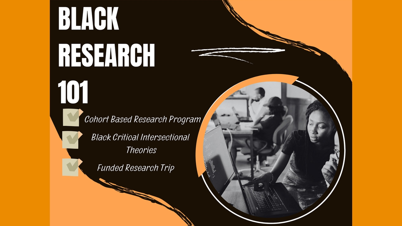 Research course open to students who want to study with Black ...