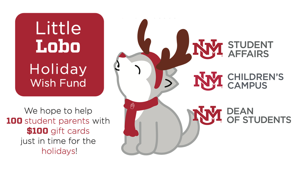Little Lobo Holiday Wish Fund created to help UNM student parents | UNM ...