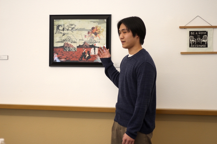 Photo | Students present artwork at Spectra Gallery. | UNM UCAM Newsroom