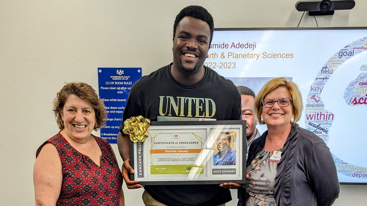 Earth and Planetary Sciences Ph.D. student wins first place at National ...