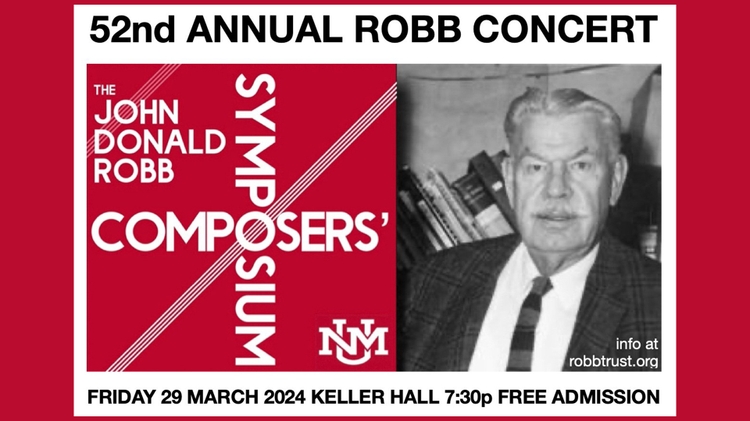 Robb concert will feature music, poetry, artist meet and greet: UNM ...
