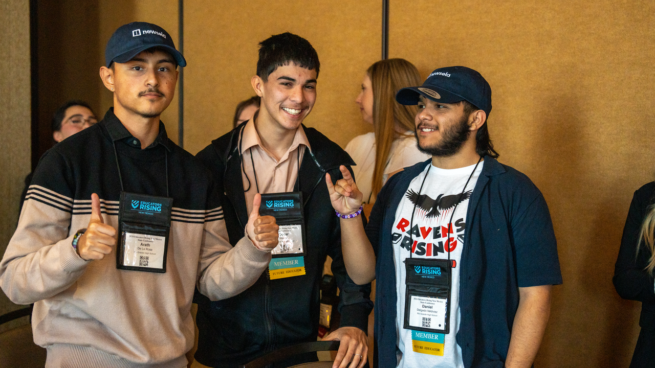 Building a student to colleague pipeline: UNM attends Educators Rising ...