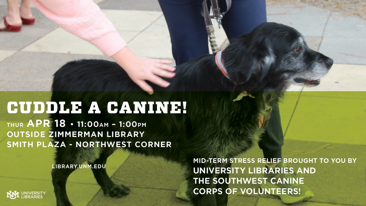 Paws for a study break - Cuddle a Canine Event returns for the spring ...