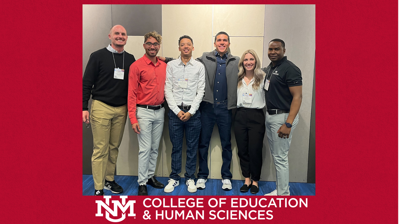 UNM physical education students recognized at national conference | UNM UCAM Newsroom