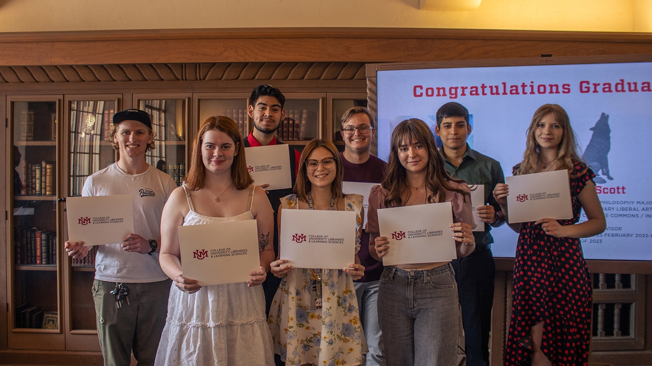 University Libraries honors exceptional student employees | UNM UCAM ...