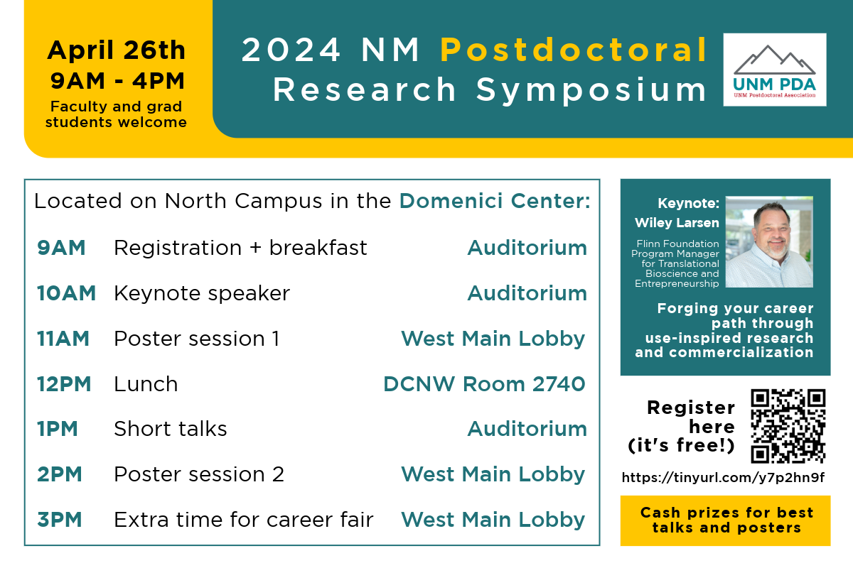UNM celebrates 2024 New Mexico Postdoctoral Research Symposium | UNM ...
