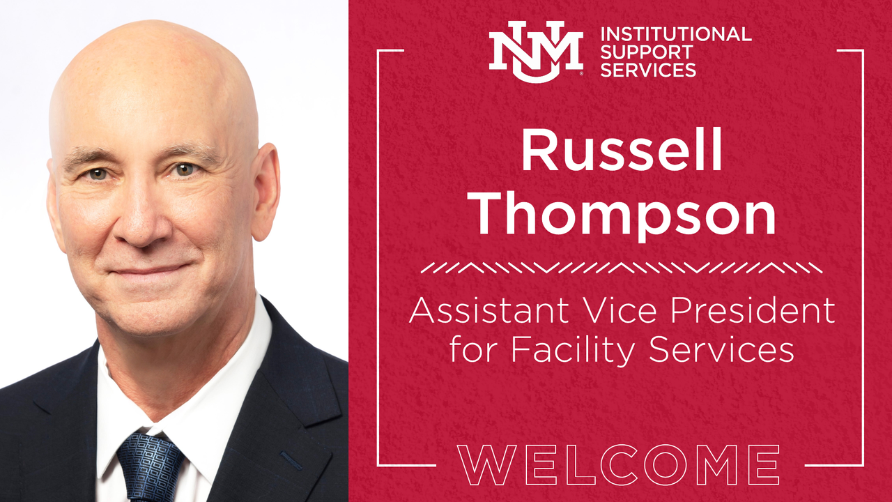 Russell Thompson joins UNM as assistant vice president for Facility ...