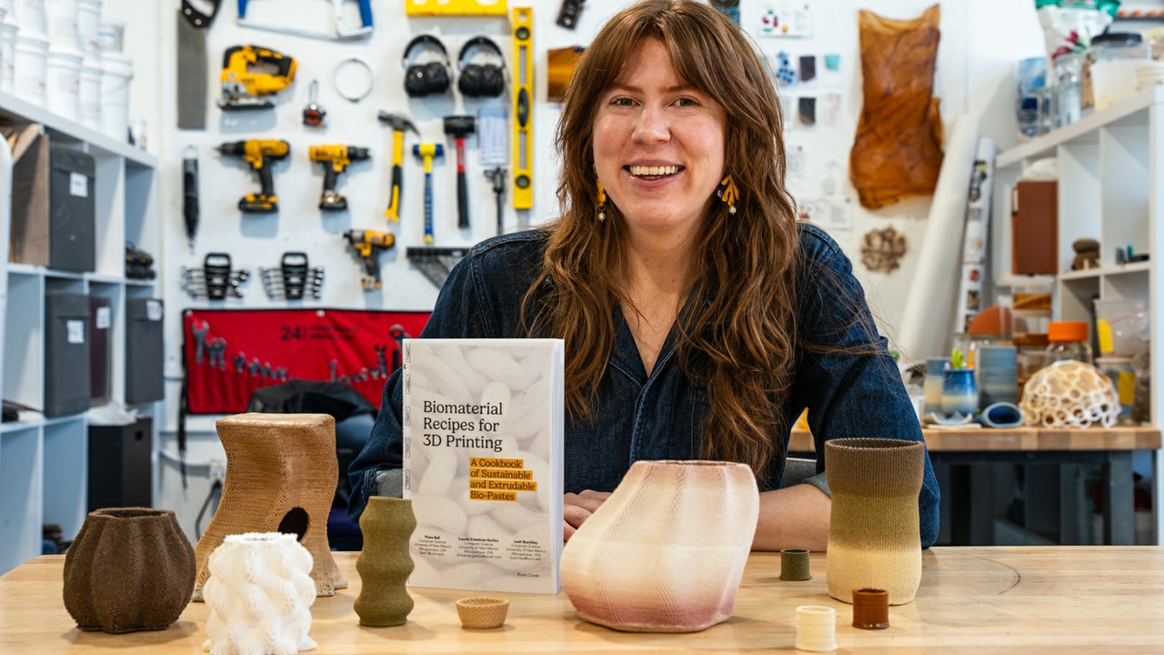 A recipe for sustainable 3D printing | UNM UCAM Newsroom