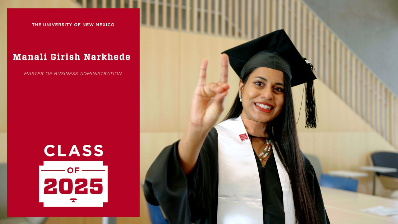 2025 Inspiring Graduate | Manali Girish Narkhede | UNM UCAM Newsroom