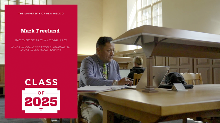 Photo | 2025 Inspiring Graduate | Mark Freeland | UNM UCAM Newsroom