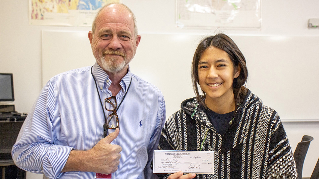 Digging Deeper: Alex Alvarez receives top geology student award | UNM ...