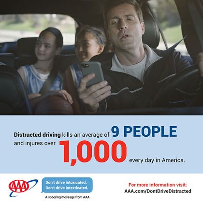 Fatal Distracted Driving Crashes Up In Some Major Metro Areas; AAA ...