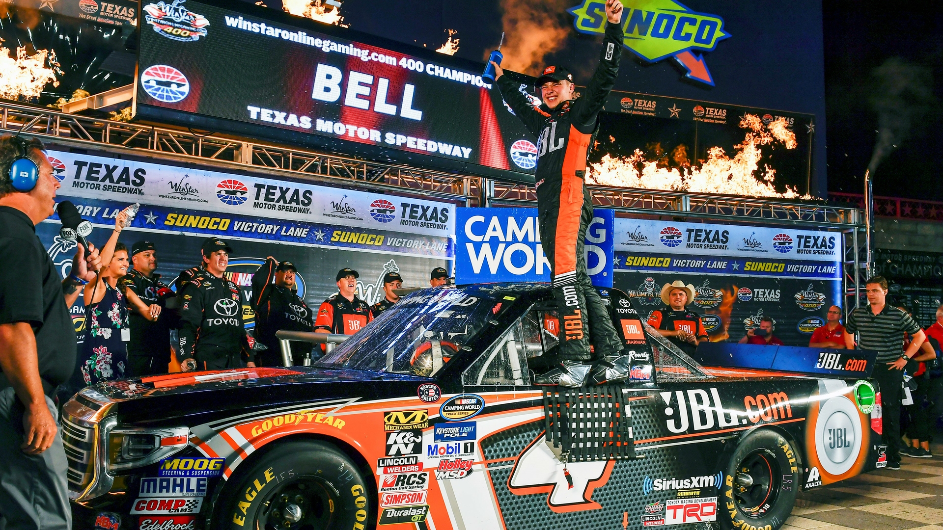 JBL Ambassador Chris Bell Takes the checkered flag and a win in Texas ...