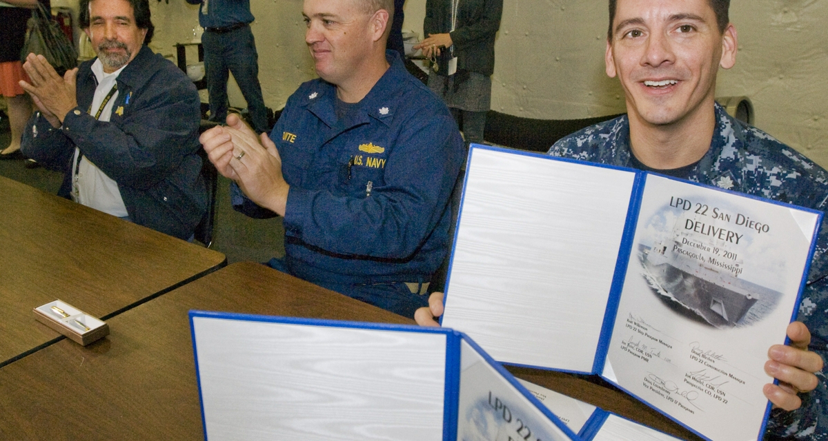 Photo | San Diego (LPD 22) delivery | HII News