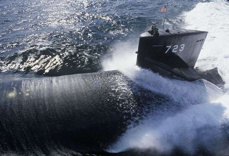 Photo | The nuclear-powered submarine USS Oklahoma City (SSN 723) | HII ...