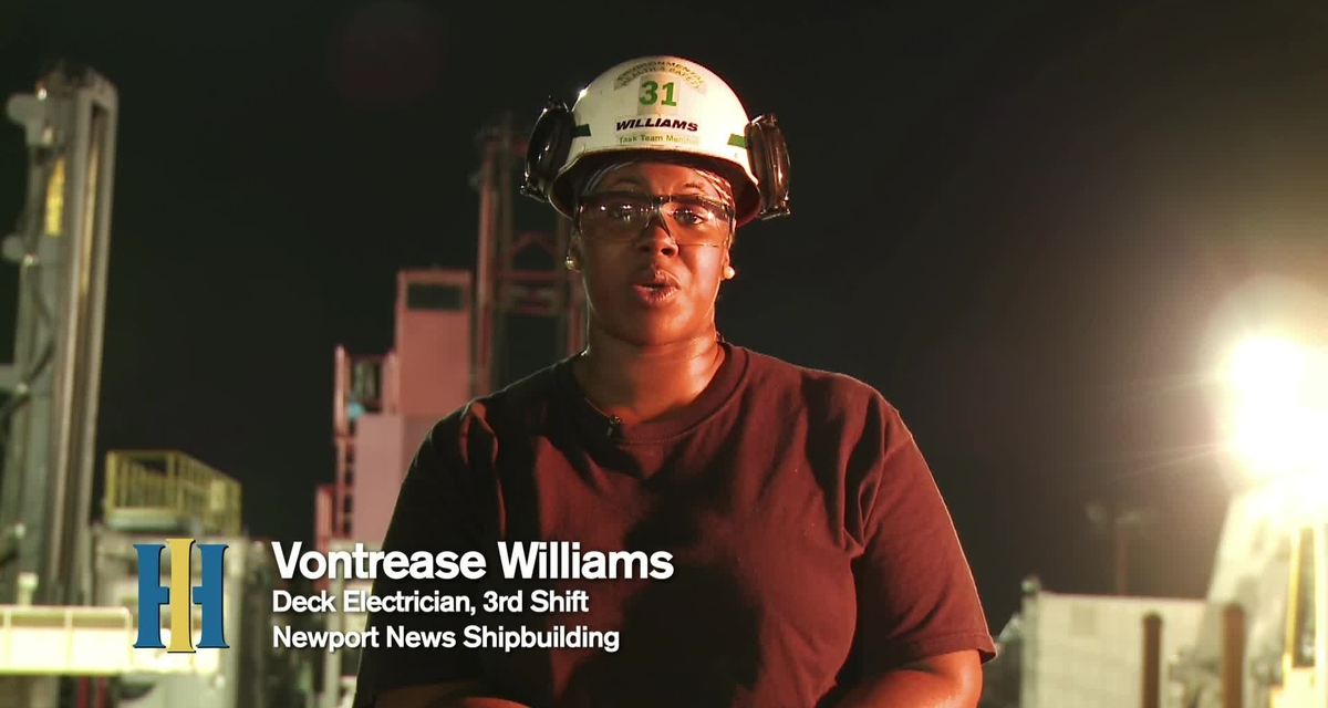 Video | Tougher Than Steel: Vontrease Williams | HII News