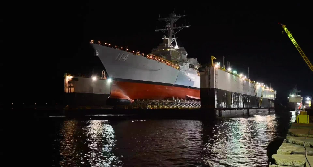 Video | Translation and Launch of Ralph Johnson (DDG 114) | HII News