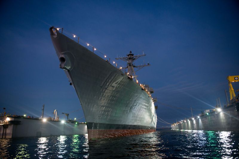 Photo | Ralph Johnson (DDG 114) Launched | HII News