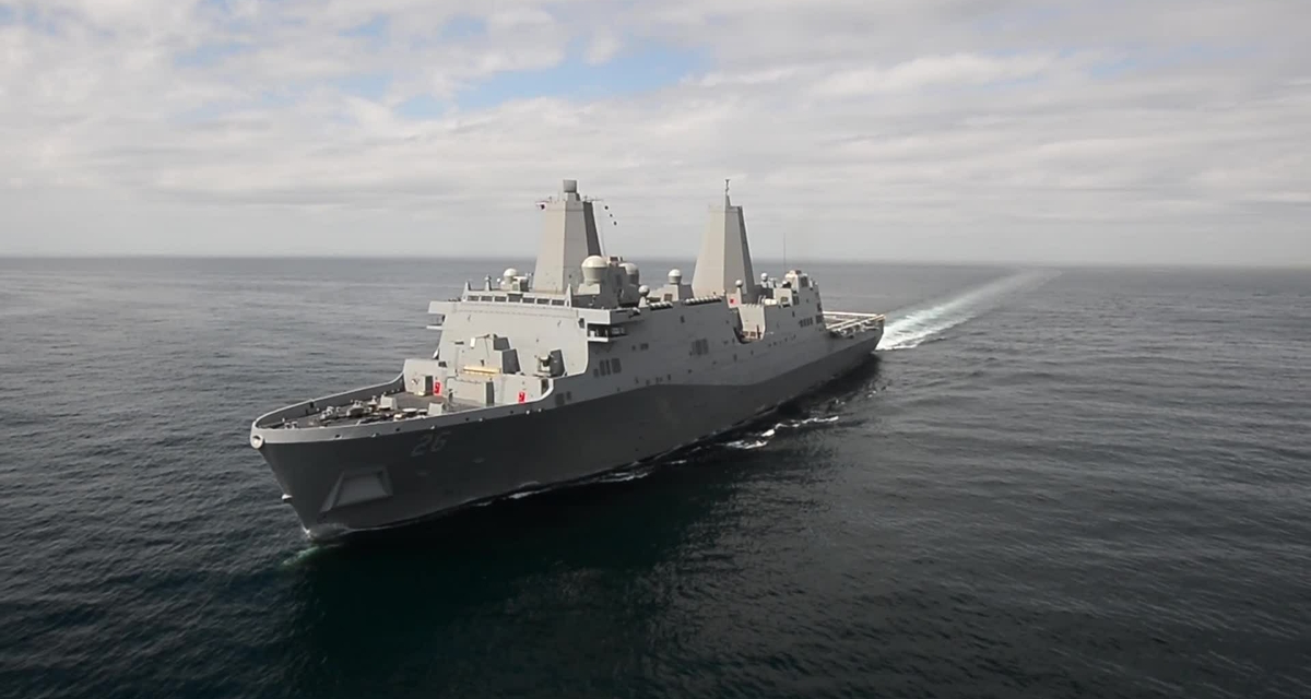 Video | B-Roll: John P. Murtha (LPD 26) Builder's Sea Trials | HII News