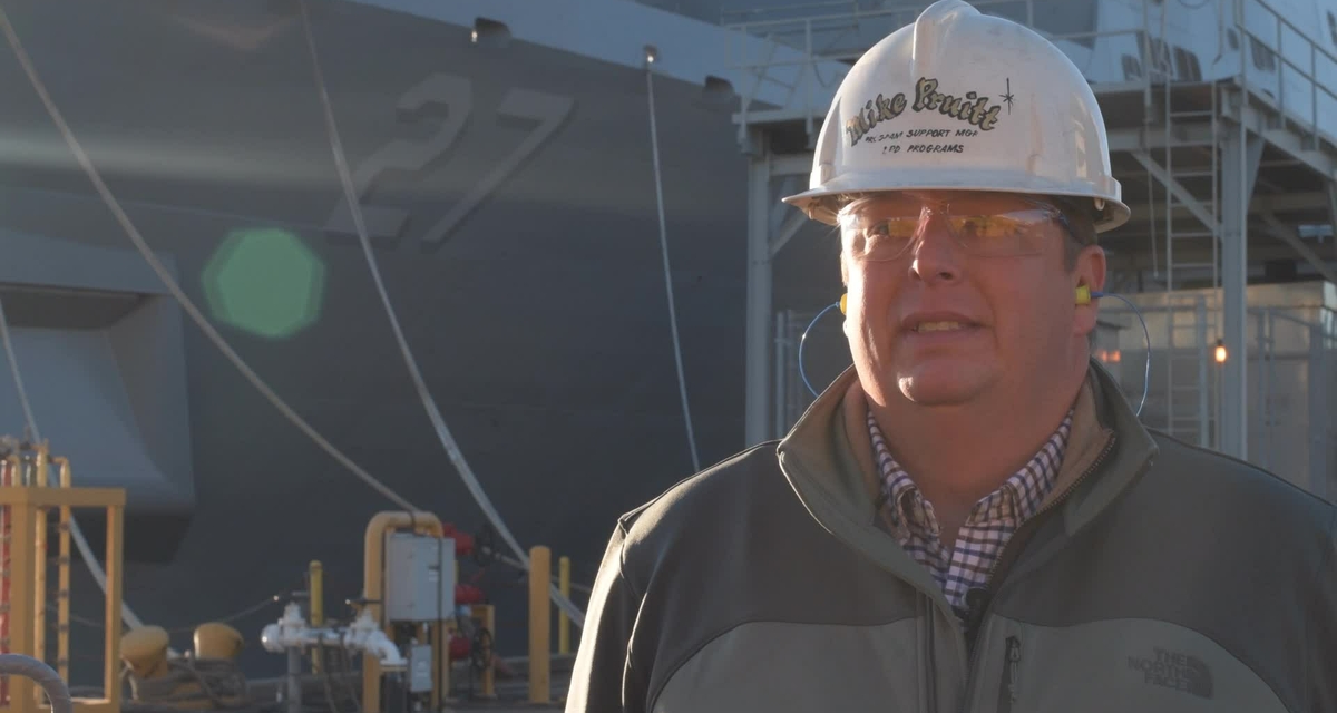 Video | Michael Pruitt, Program Manager on Portland (LPD 27) | HII News