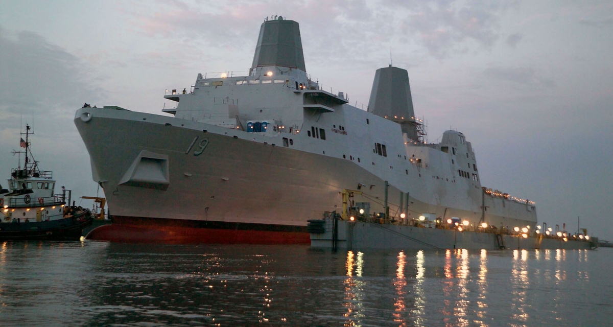 Photo | Launch of Mesa Verde (LPD 19) | HII News