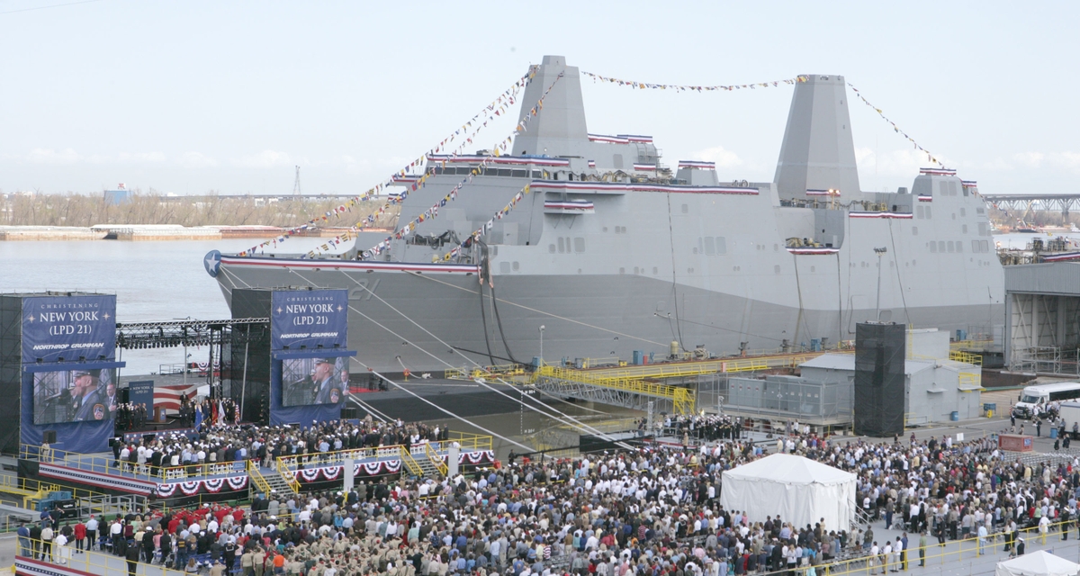 Photo | Christening of New York (LPD 21) | HII News