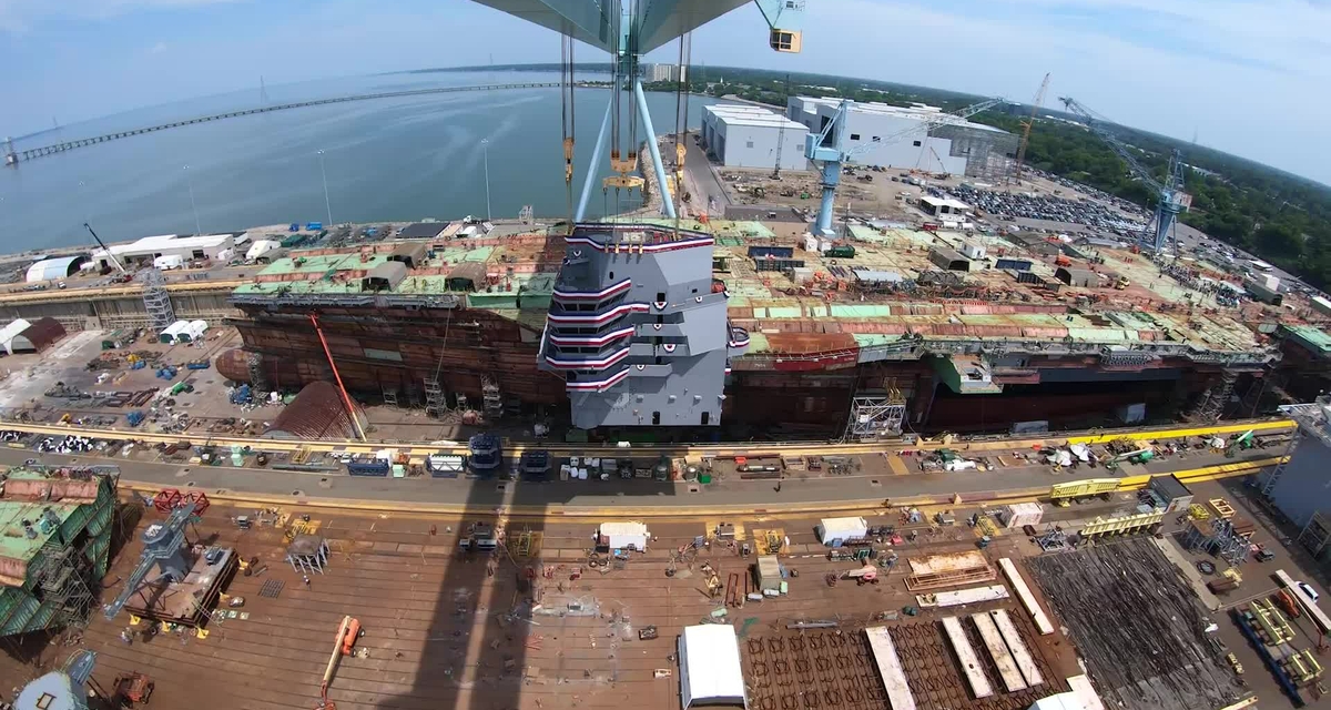 Video | John F. Kennedy (CVN 79) Island Landing | HII News