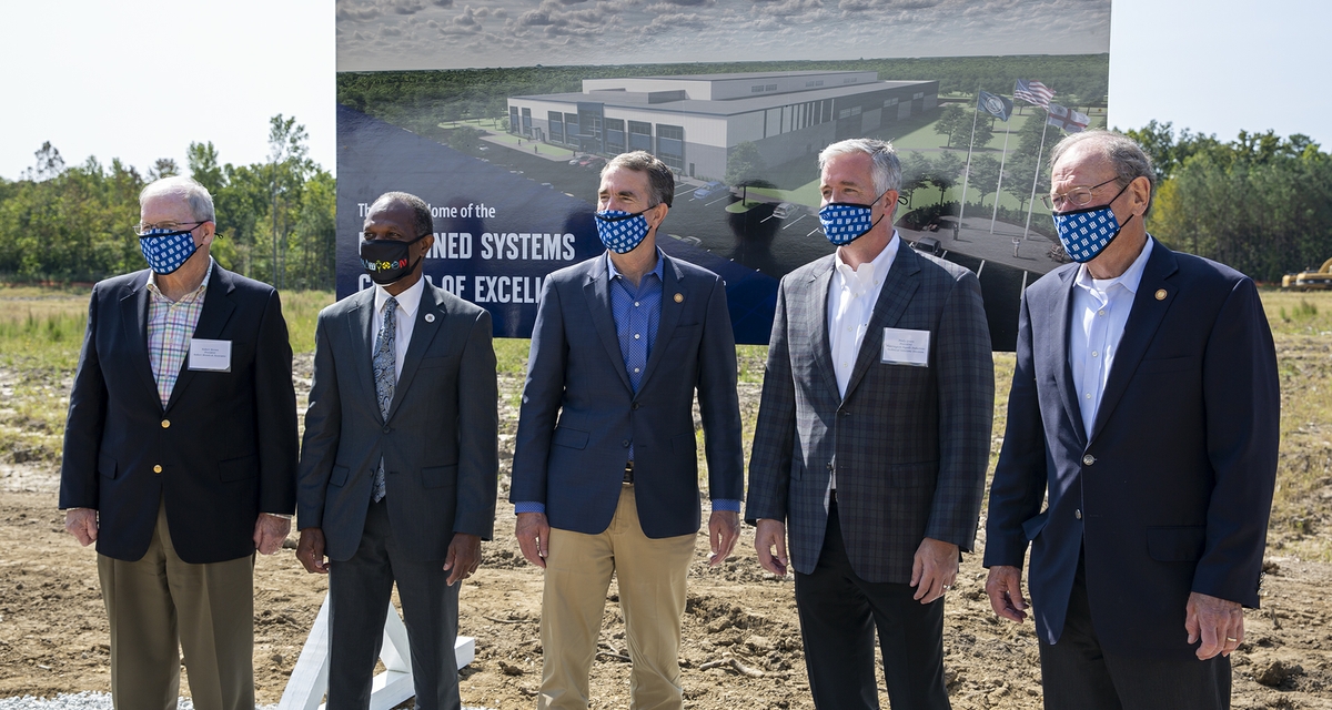 Photo | Unmanned Systems Center of Excellence Groundbreaking | HII News