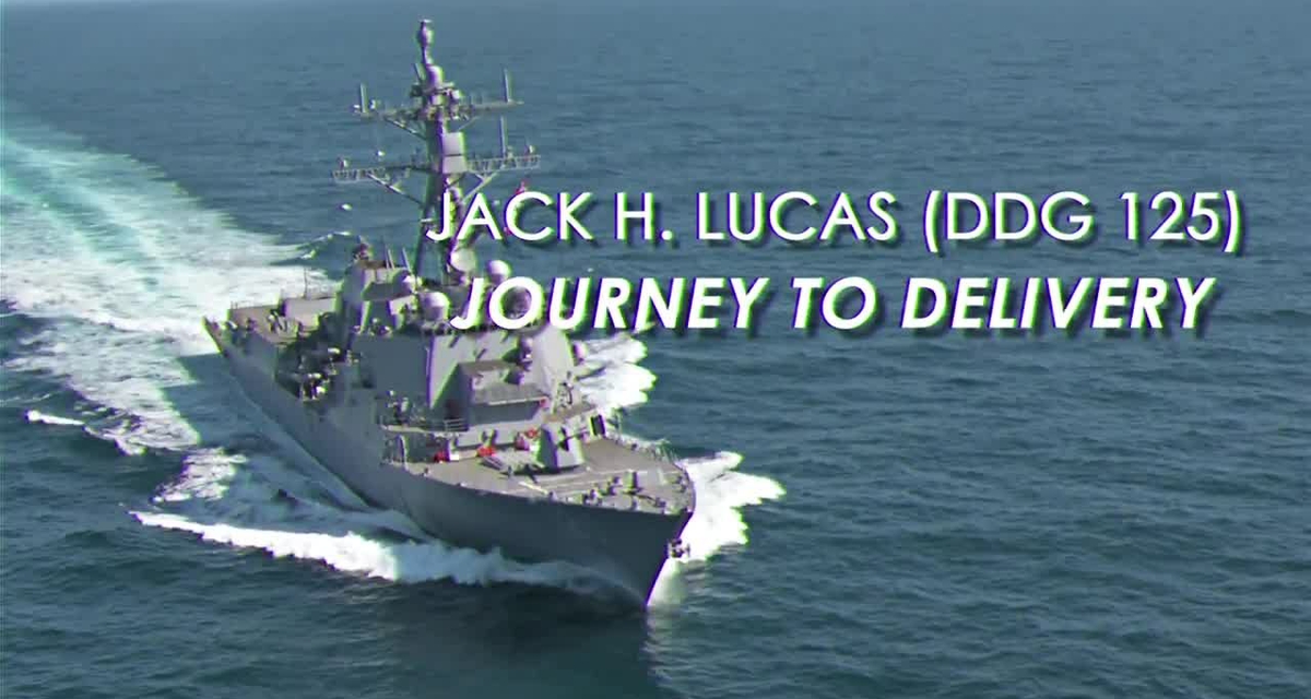Video | Ingalls Shipbuilding | Jack H. Lucas (DDG 125) delivered to U.S. Navy | HII News