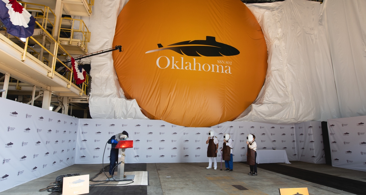 Photo | Arkansas (SSN 800) Keel Laying | HII News