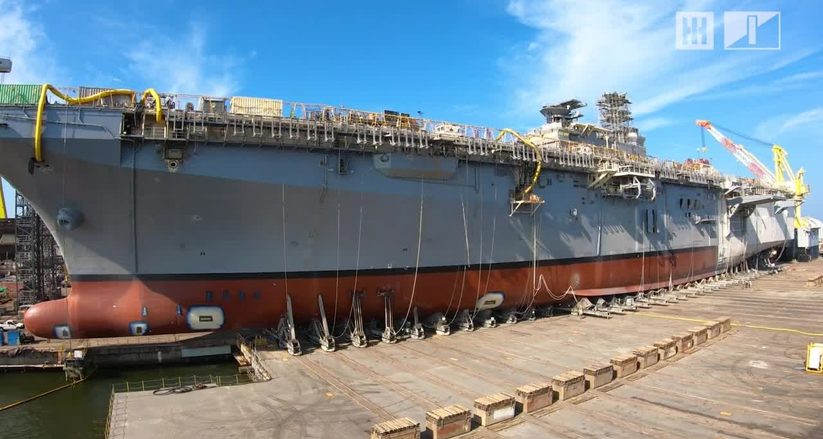 Video | Ingalls Shipbuilding | Bougainville (LHA 8) Translation ...