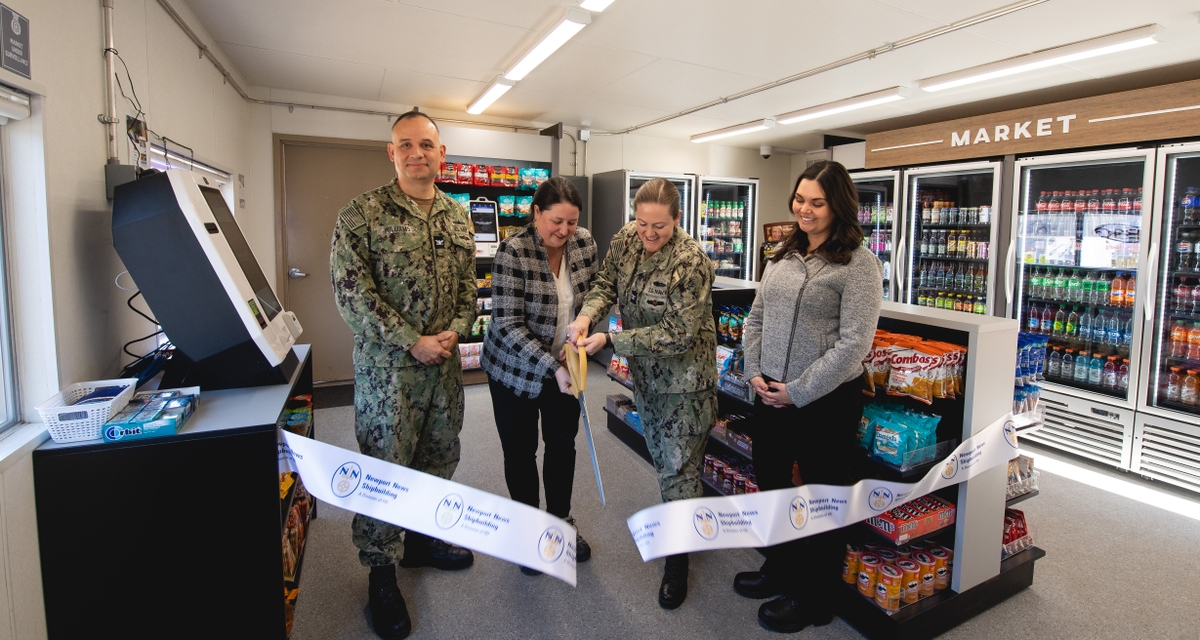 Photo | NNS Opens MicroMarket | HII News