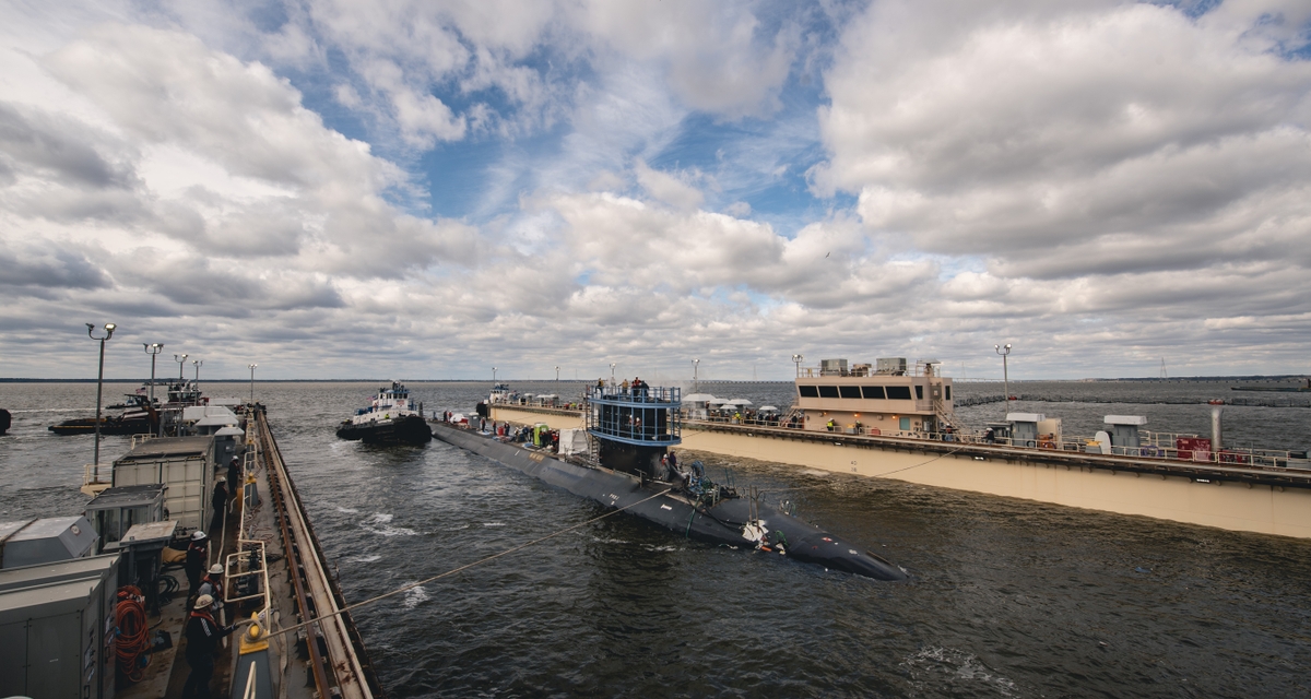 Photo | Virginia-class submarine Massachusetts (SSN 798) Rollout and ...