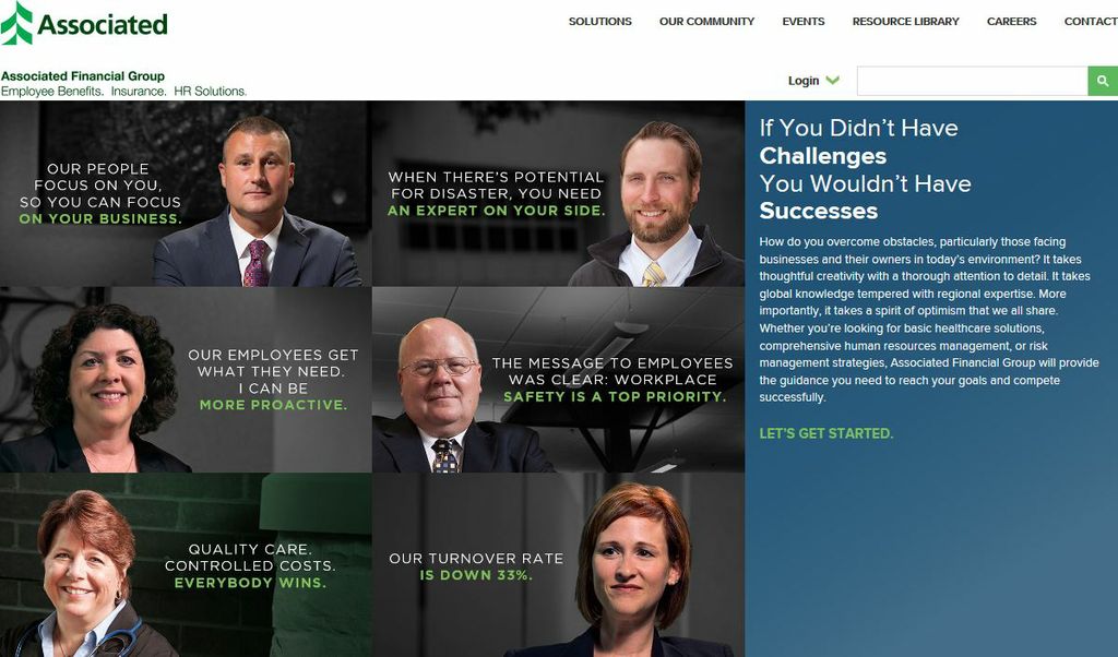 Associated Financial Group launches new website | Associated Bank