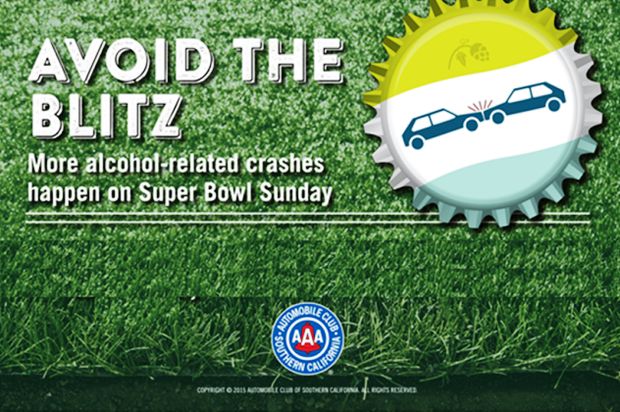 Photo | Super Bowl DUI picture for newsroom | AAA East Central