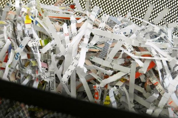 Photo | shredded paper for id theft or shredathon | AAA East Central