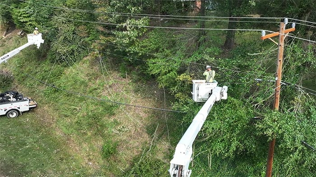 Duke Energy continues rebuilding power grid in South Carolina upstate and North Carolina ...